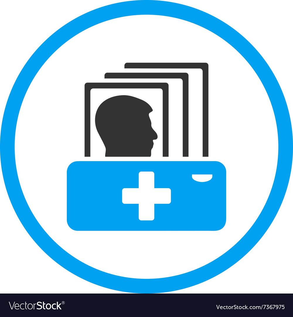 Patient catalog rounded icon Royalty Free Vector Image Patient catalog rounded icon Royalty Free Vector Image