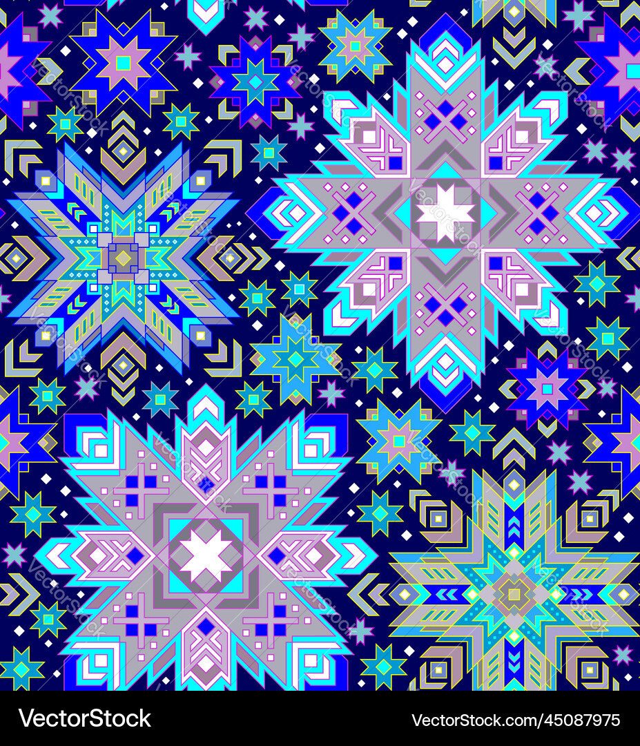 Seamless ornament with baltic symbols Royalty Free Vector
