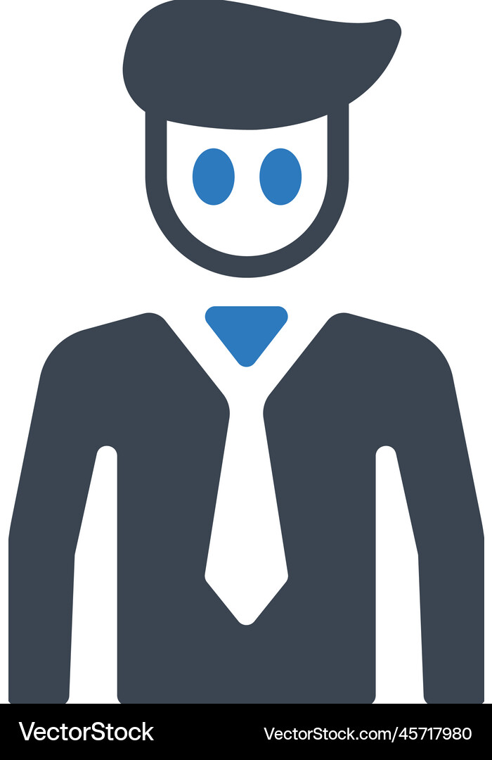 Business person icon Royalty Free Vector Image