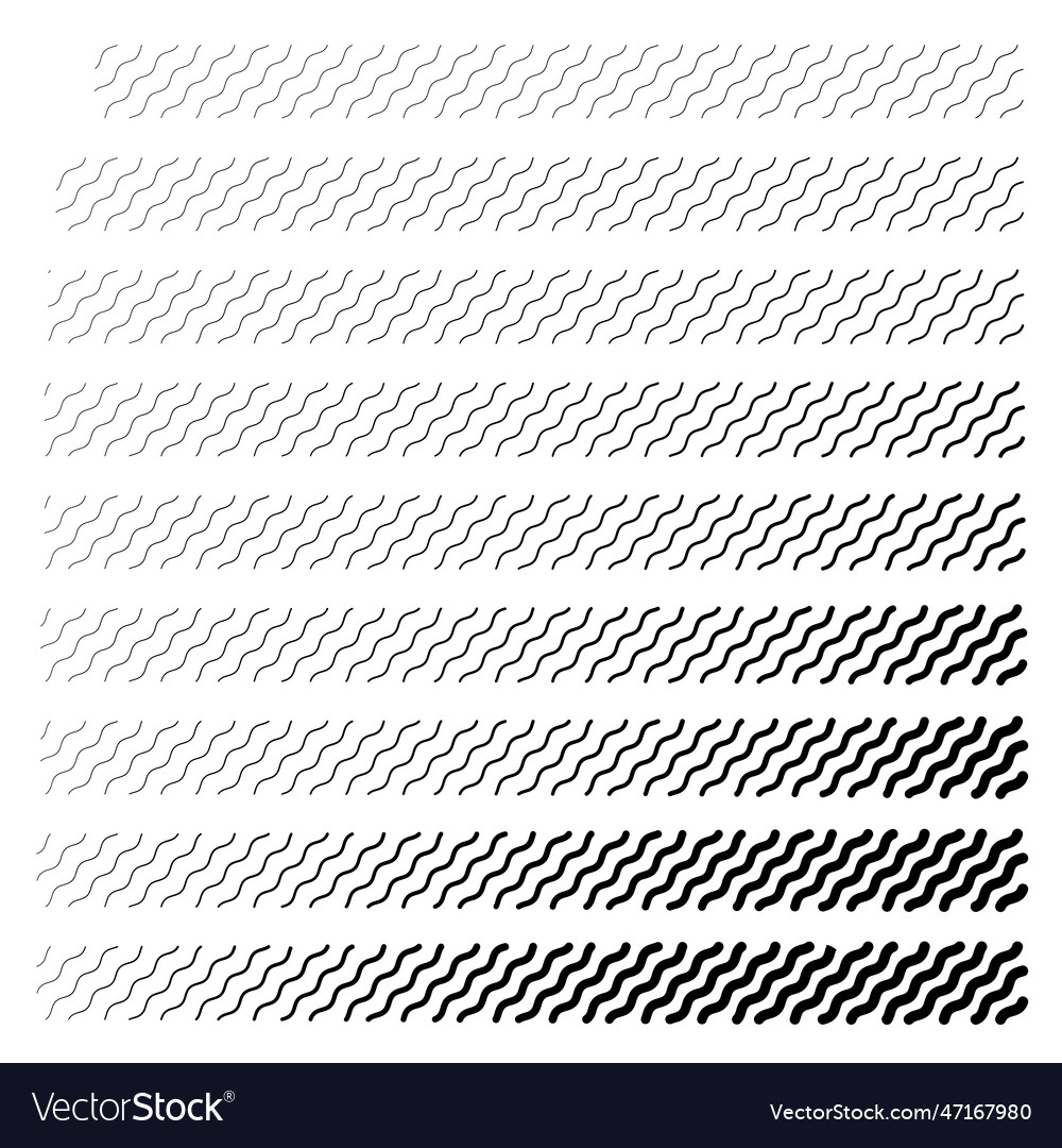 Halftone line gradient half tone texture Vector Image