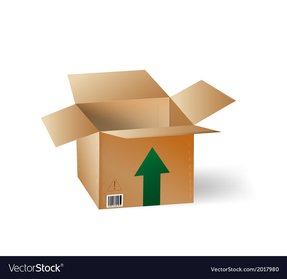 Open box Royalty Free Vector Image - VectorStock