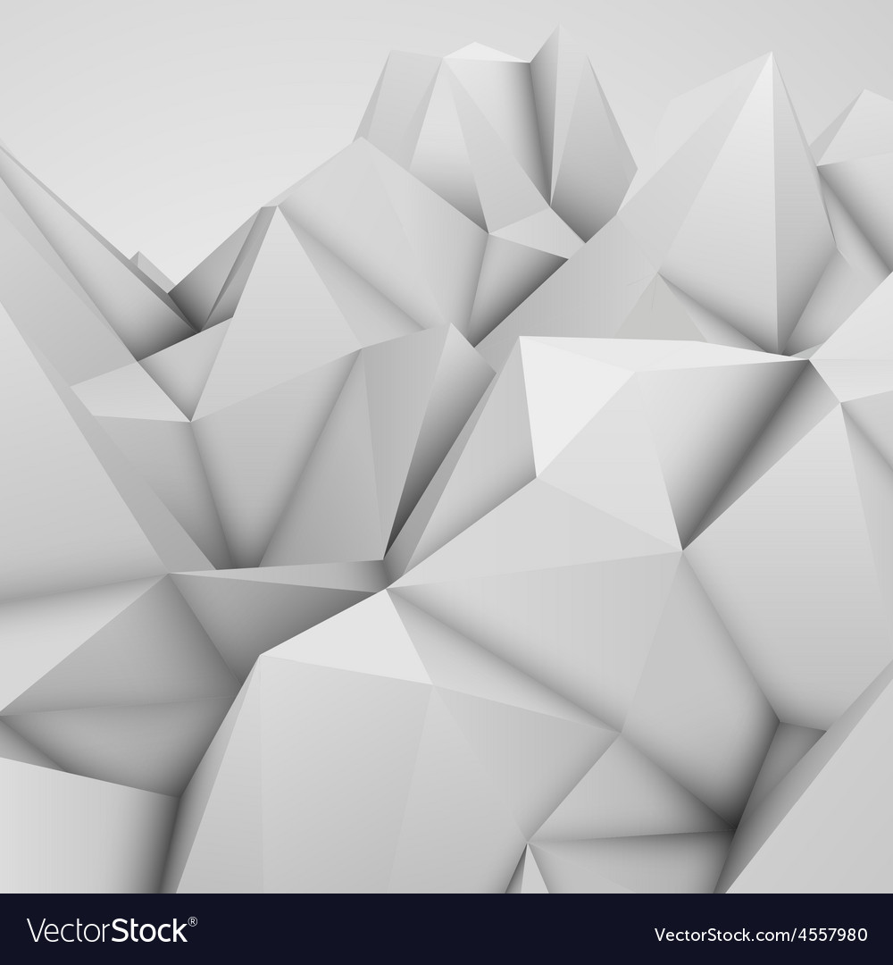 White abstract polygonal background Royalty Free Vector