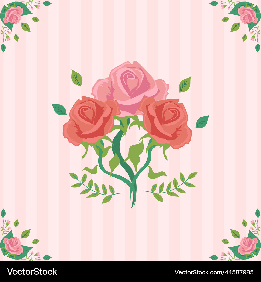 Floral pattern design Royalty Free Vector Image