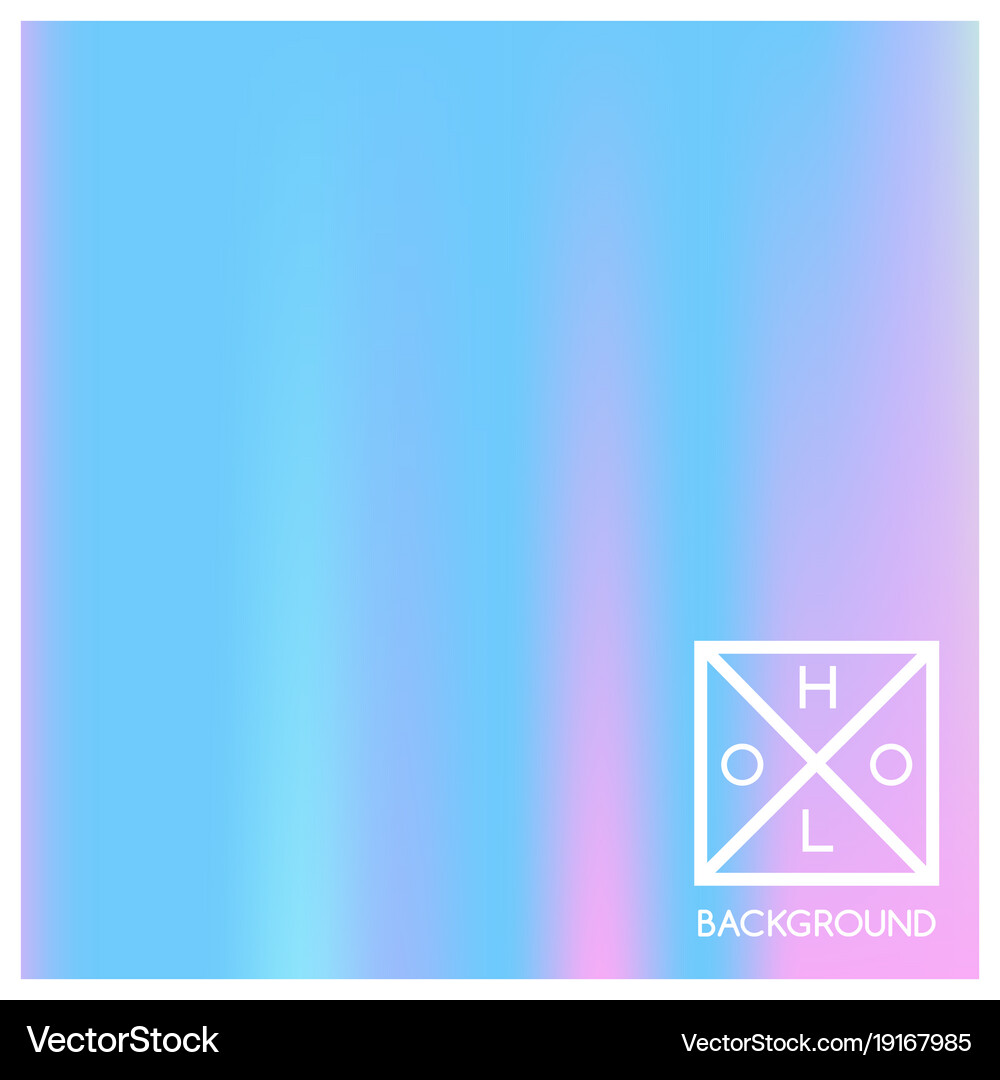 Holographic background holo sparkly cover Vector Image