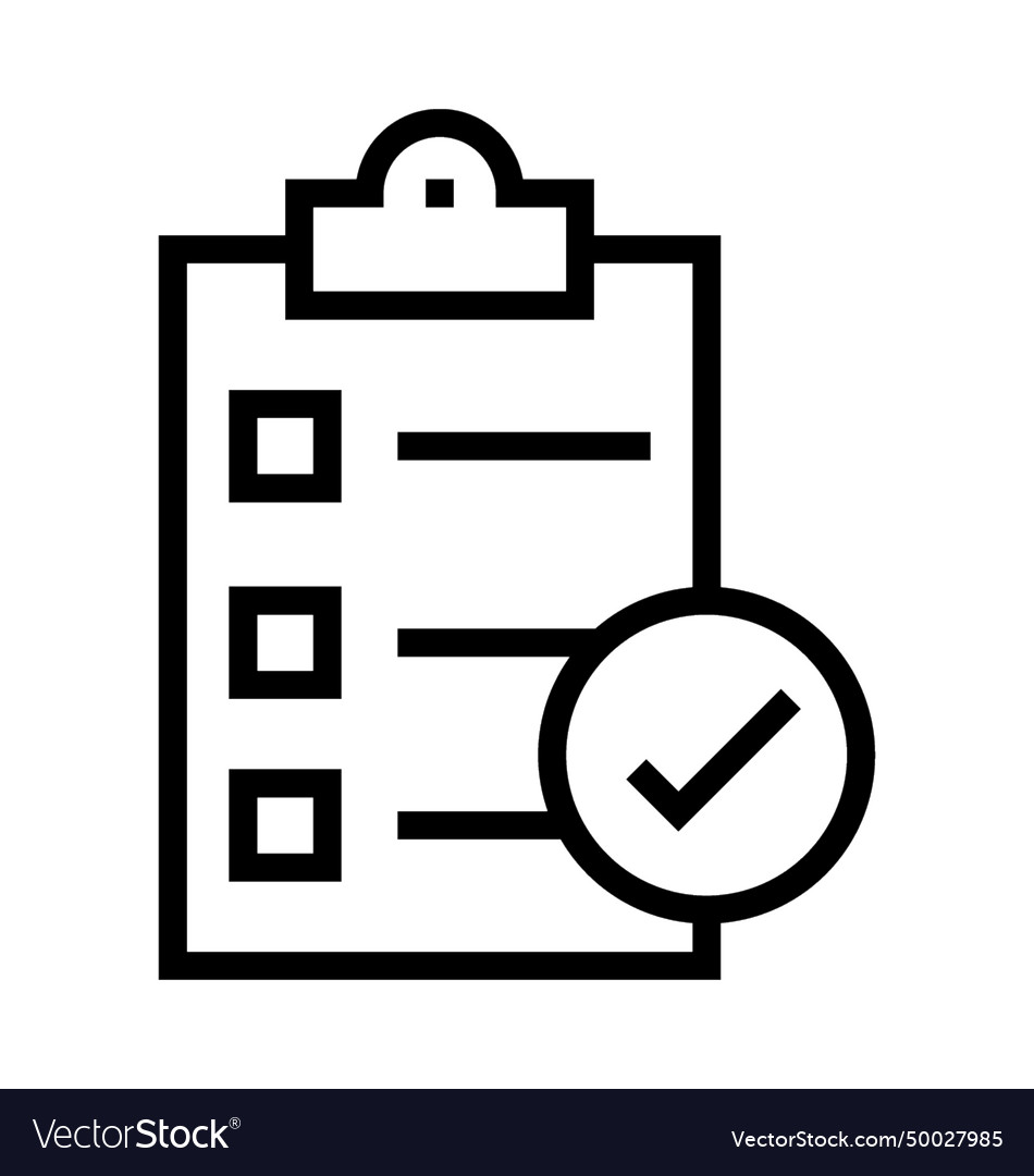 Task complete icon Royalty Free Vector Image - VectorStock