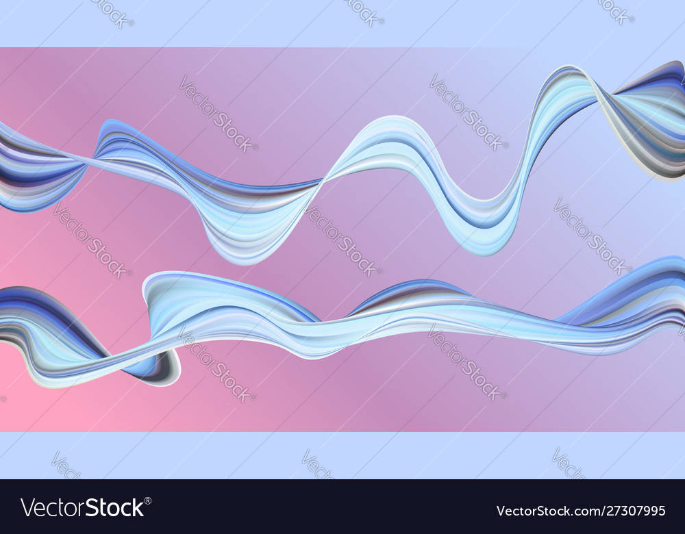 Abstract liquid wave Royalty Free Vector Image