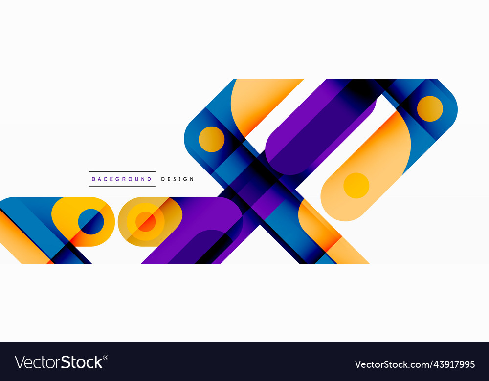Lines Geometric Creative Abstract Background Vector Image