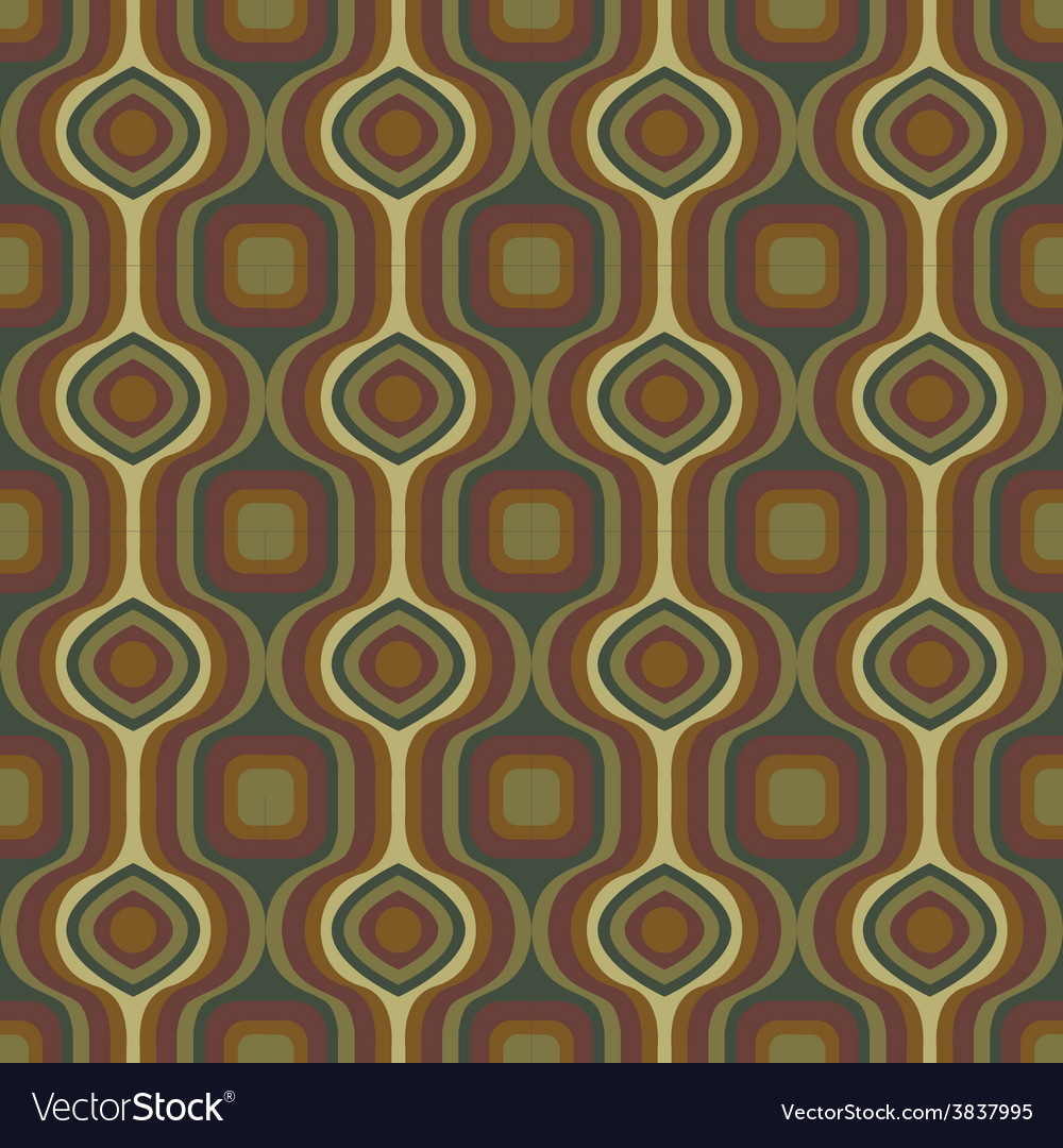 Seamless retro pattern Royalty Free Vector Image