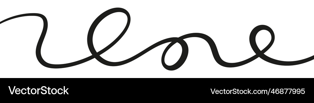 Swoosh swash underline stroke setabstract wavy Vector Image