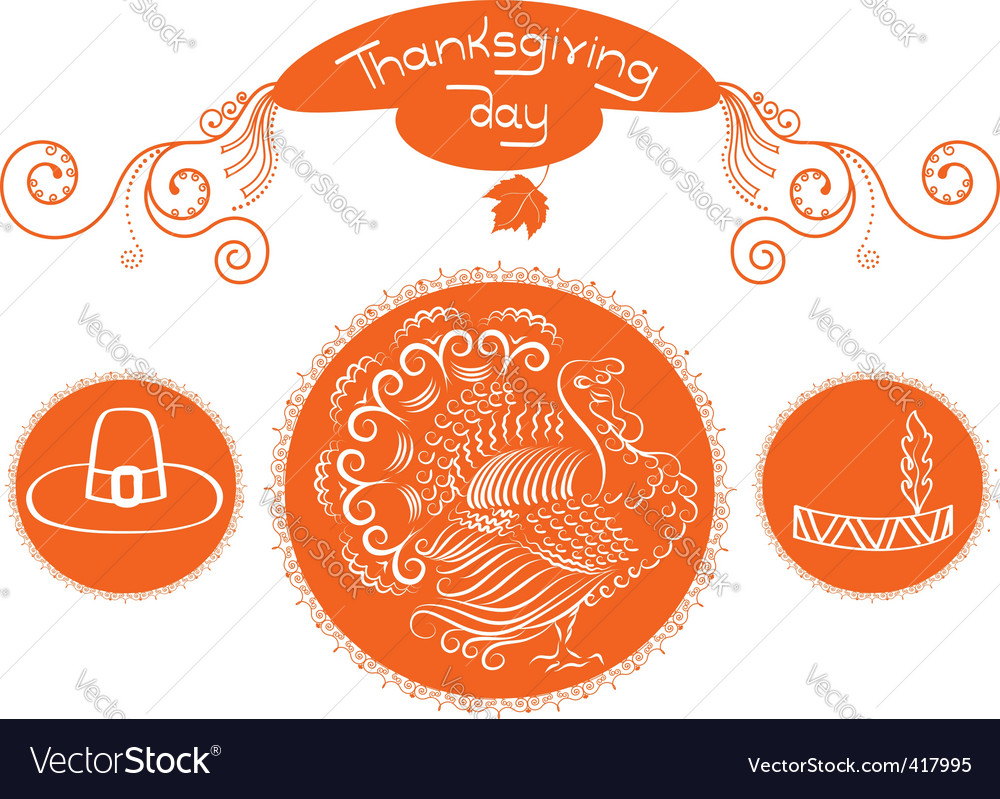 thanksgiving-symbols-royalty-free-vector-image