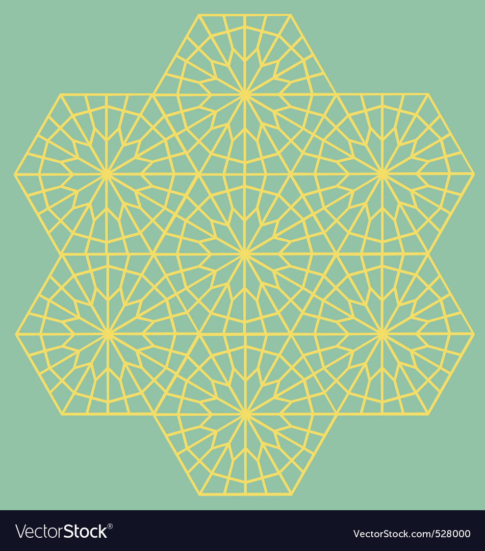 Geometric interlaced pattern Royalty Free Vector Image