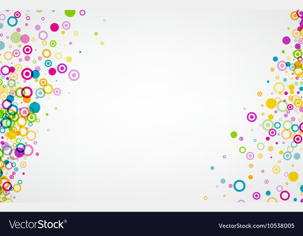 Background with circles pattern Royalty Free Vector Image