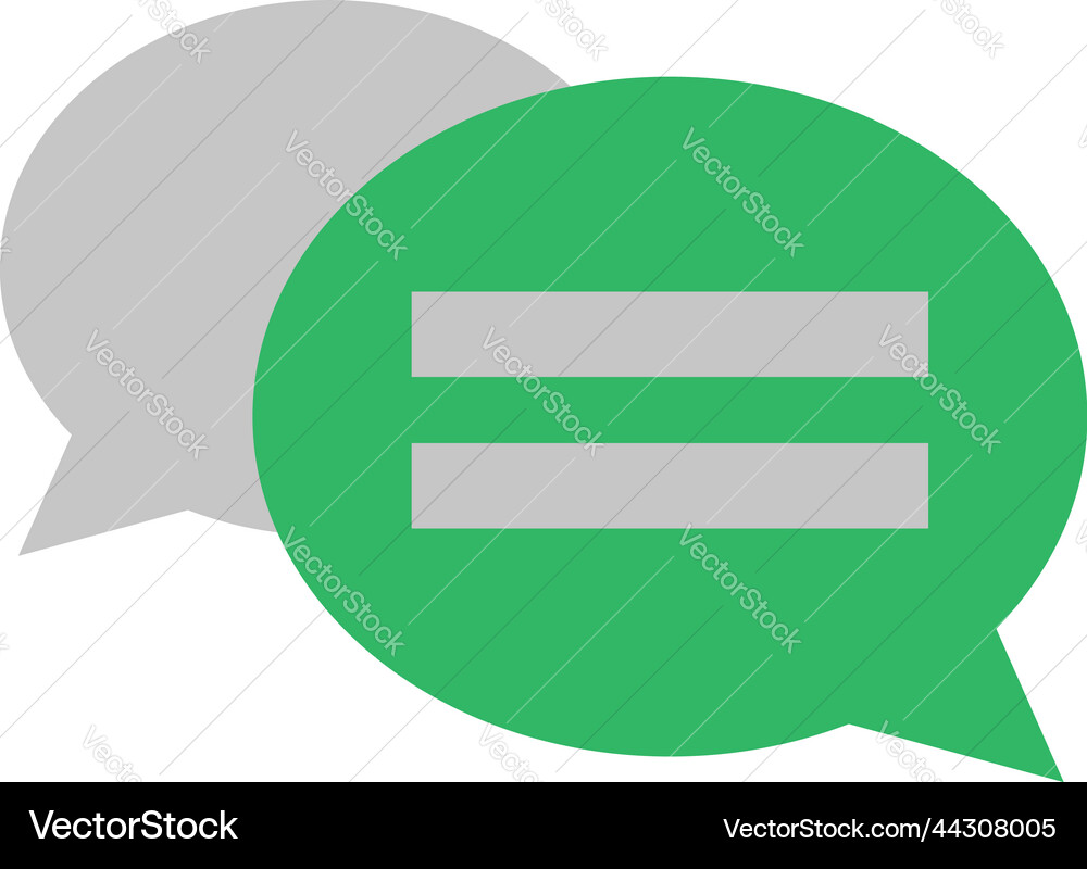 Mass media chat on a white background Royalty Free Vector