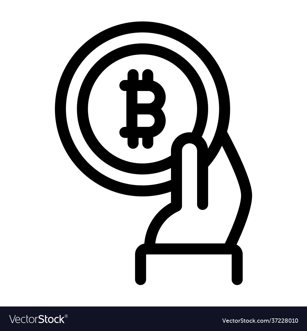 Bitcoin Royalty Free Vector Image - VectorStock