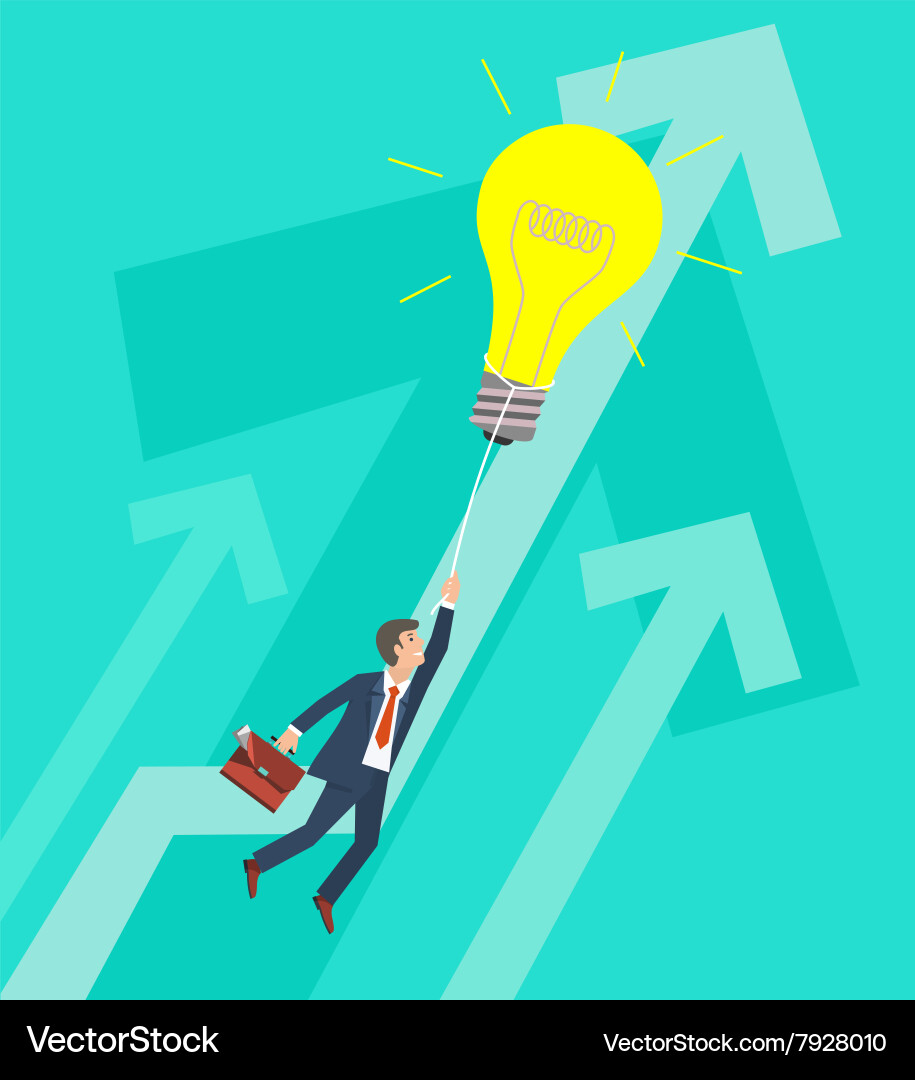 Business growth and innovation concept Royalty Free Vector