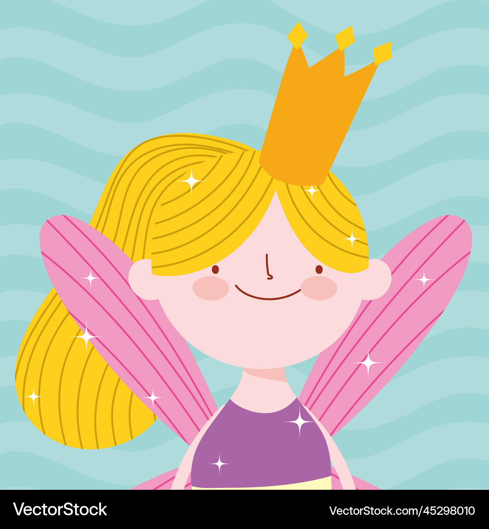 Little fairy cute Royalty Free Vector Image - VectorStock