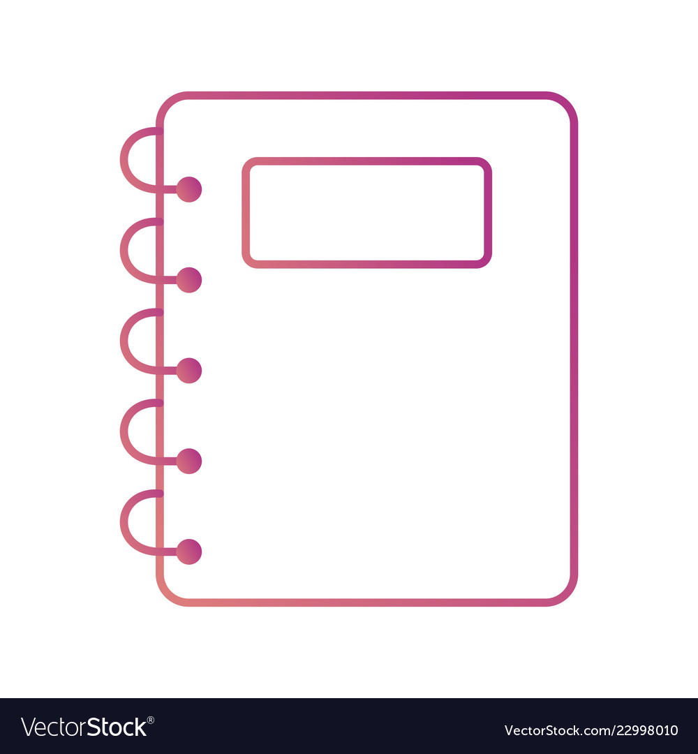 Notepad icon Royalty Free Vector Image - VectorStock