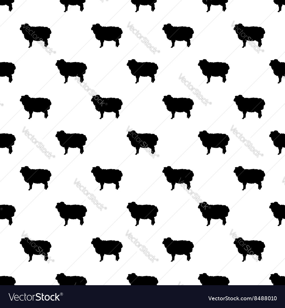 Ram pattern seamless Royalty Free Vector Image