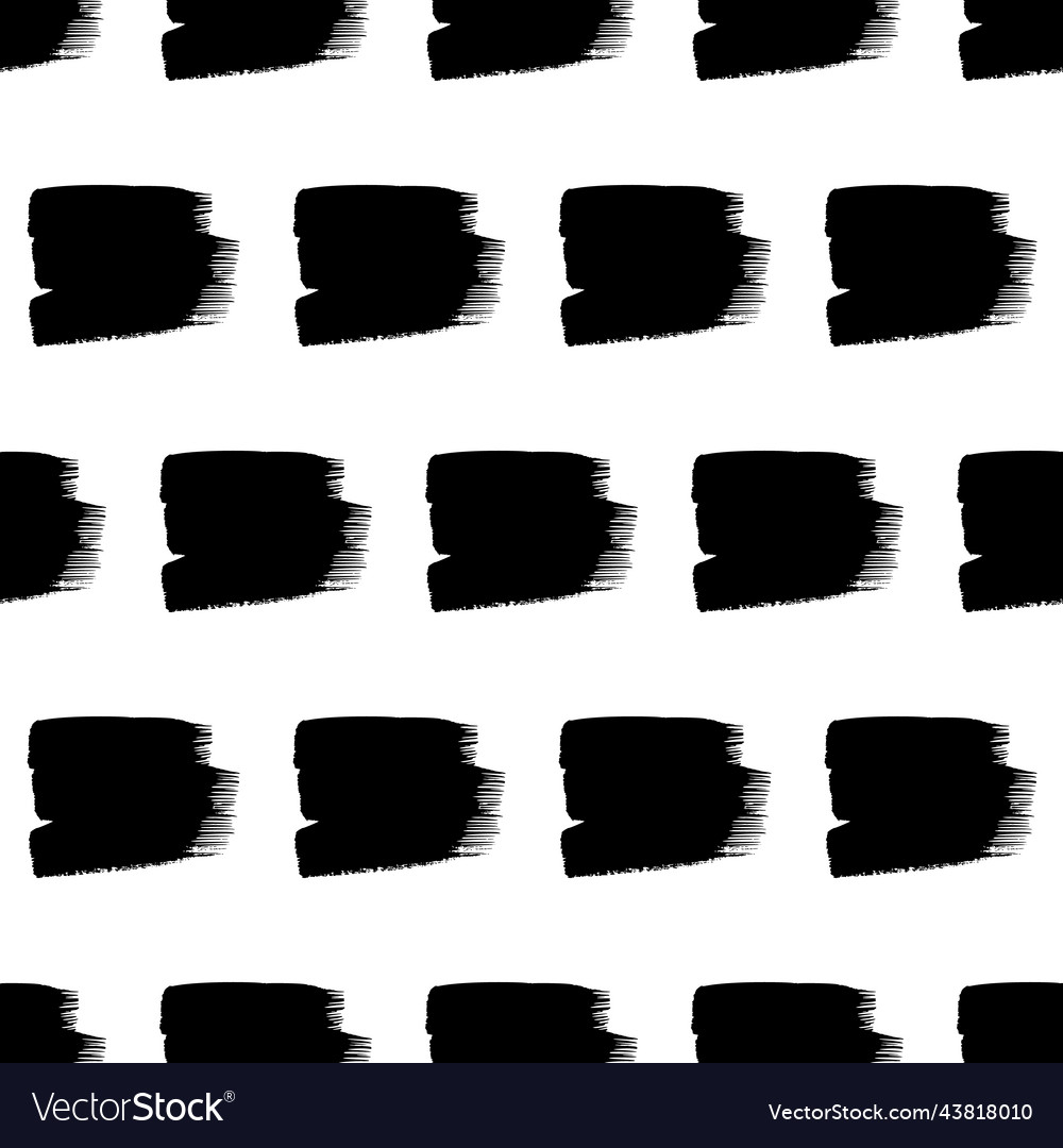 Seamless pattern with hand drawn scribble smears Vector Image