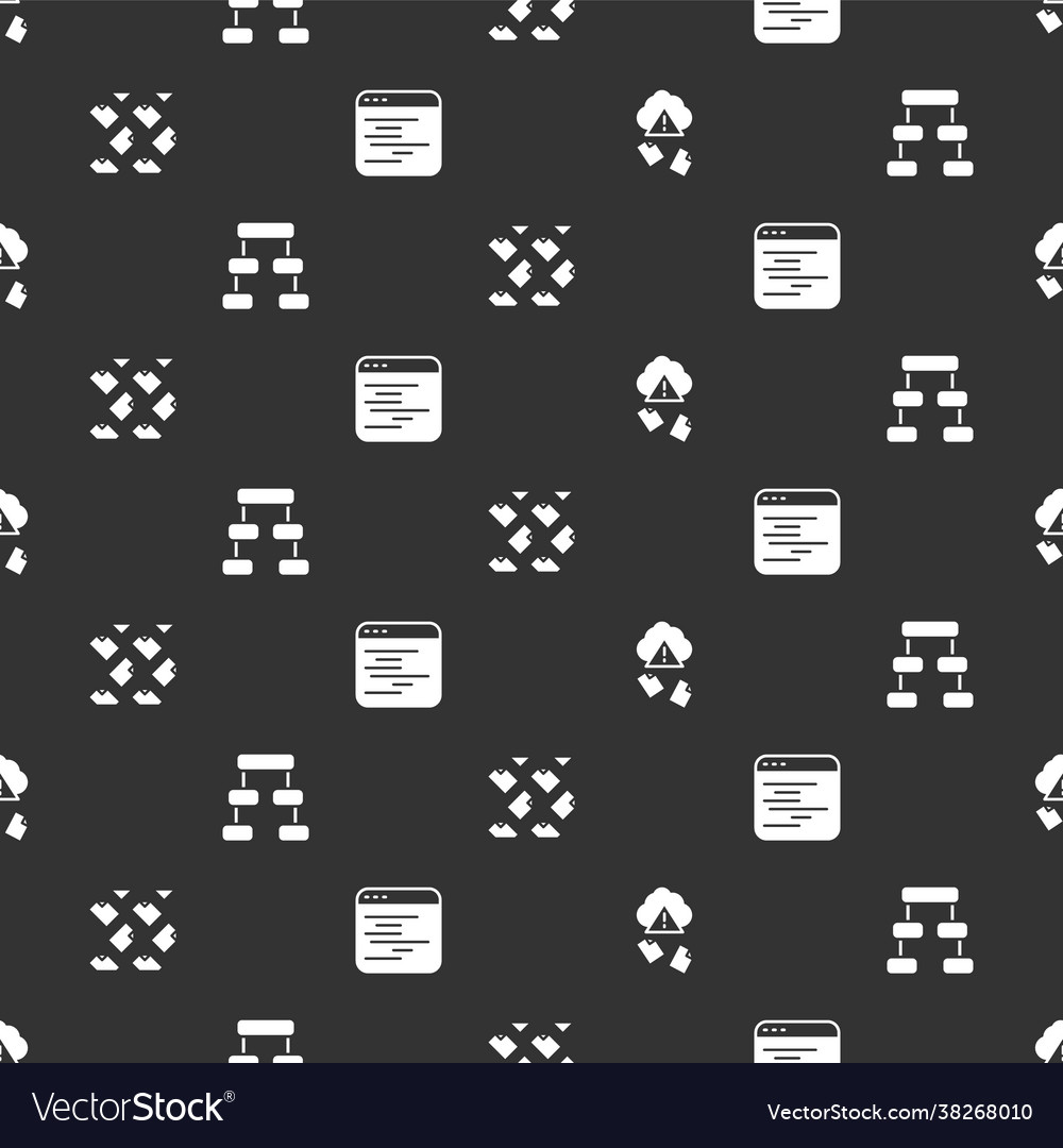 Set cloud hacking hierarchy organogram chart Vector Image Set cloud hacking hierarchy organogram chart Vector Image