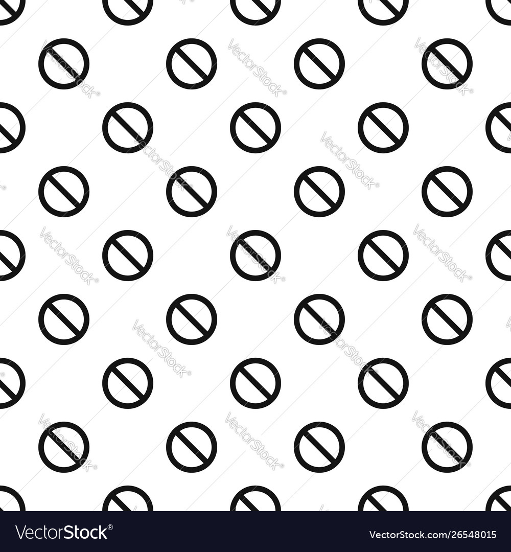 Cursor stop element pattern seamless Royalty Free Vector
