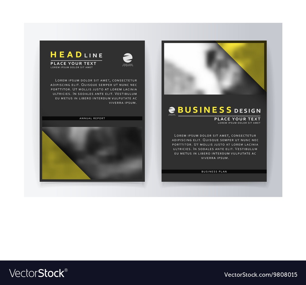 Layout design template Royalty Free Vector Image