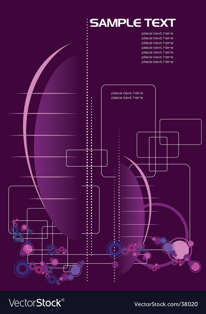 Modern composition Royalty Free Vector Image - VectorStock