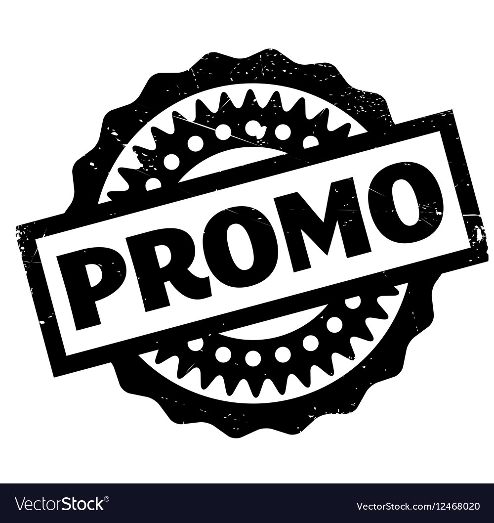 Promo rubber stamp Royalty Free Vector Image - VectorStock