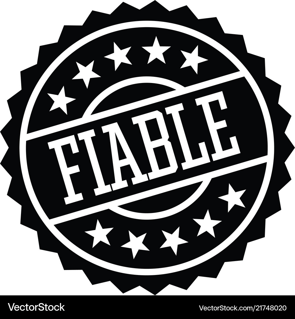 Reliable stamp in french Royalty Free Vector Image