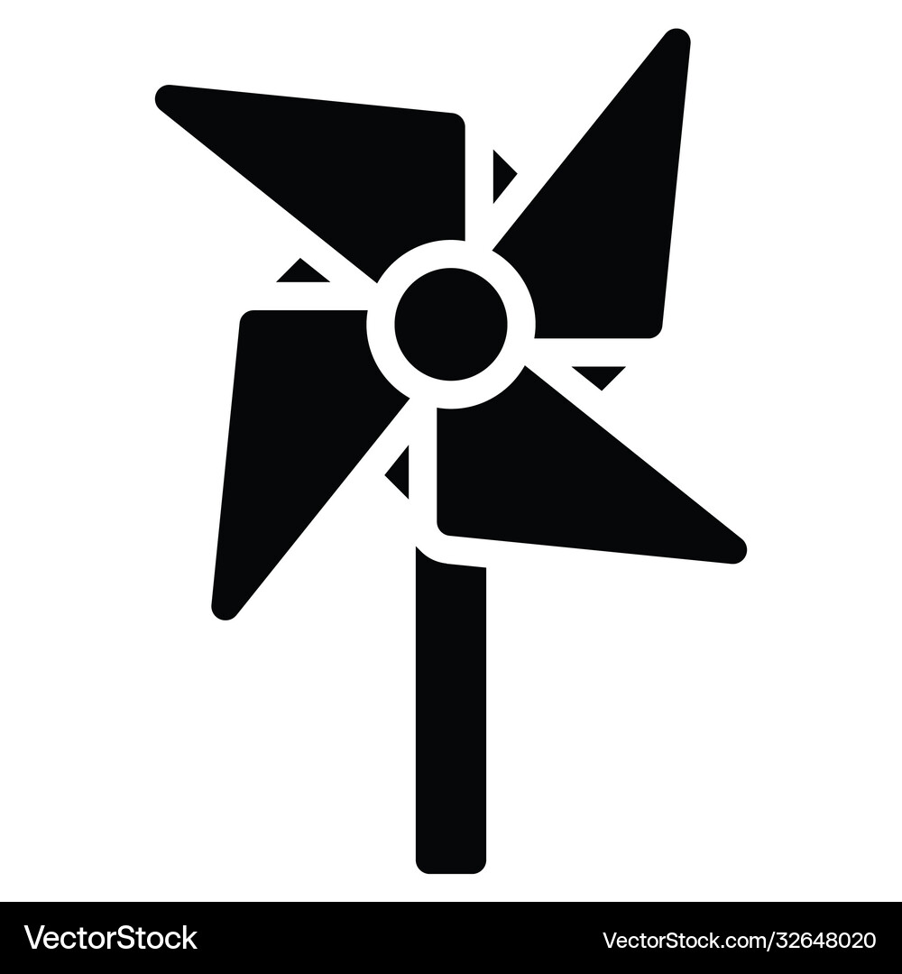 Windmill toy united state independence day Vector Image
