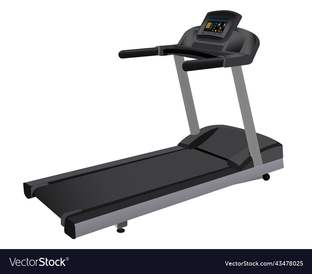 Treadmill vactor design Royalty Free Vector Image