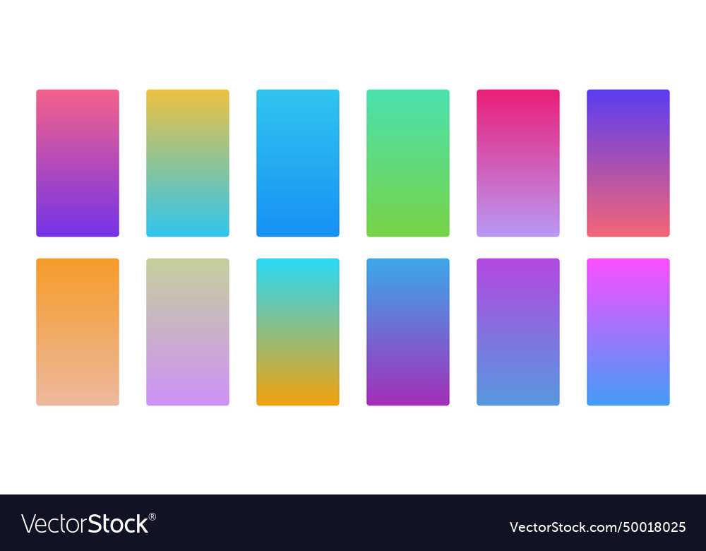 Trendy colorful gradient element backdrop Vector Image