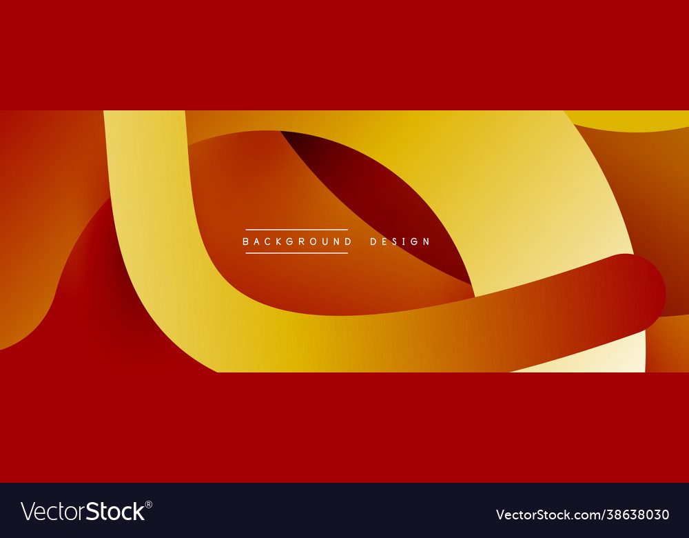 Abstract Overlapping Lines And Circles Geometric Vector Image