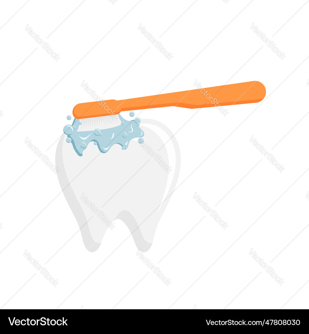 Brushing teeth care icon sign symbol Royalty Free Vector