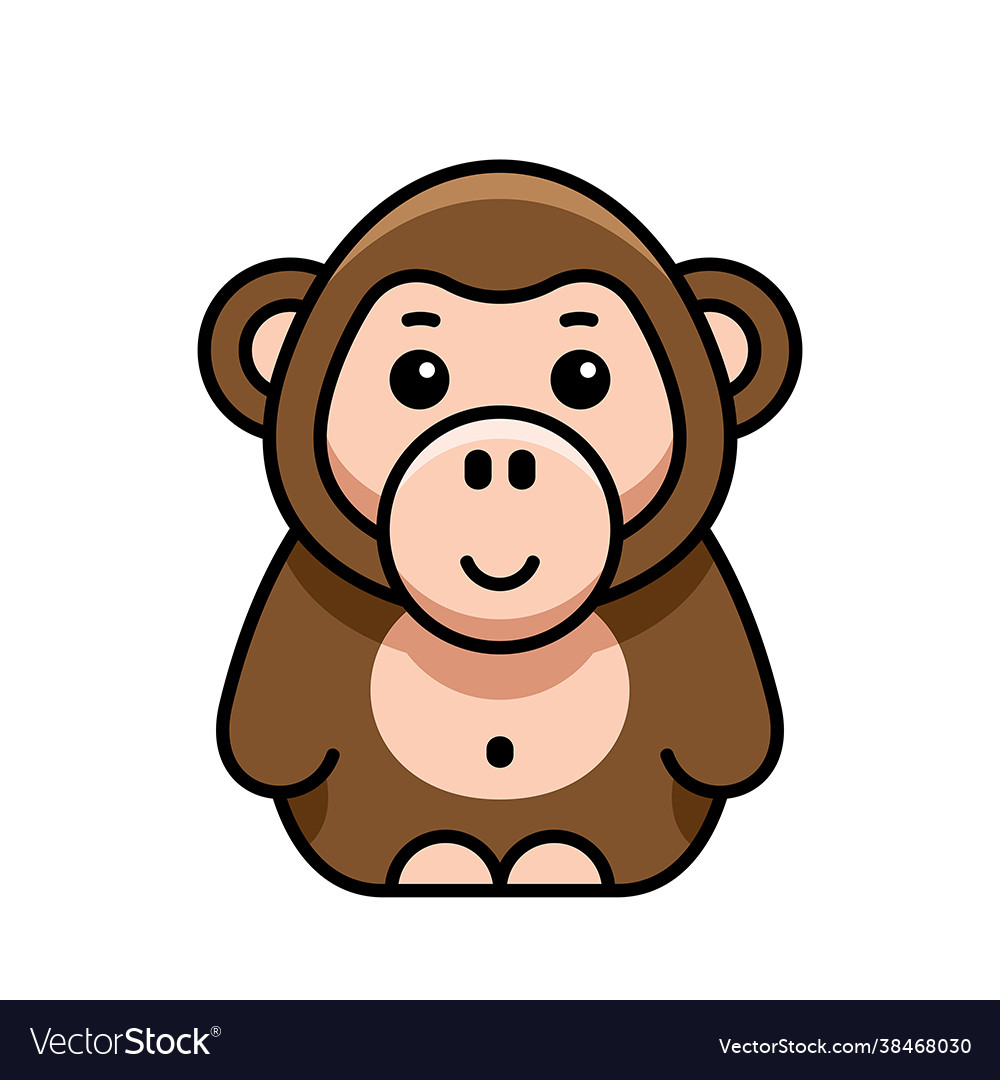 Monkey icon Royalty Free Vector Image - VectorStock