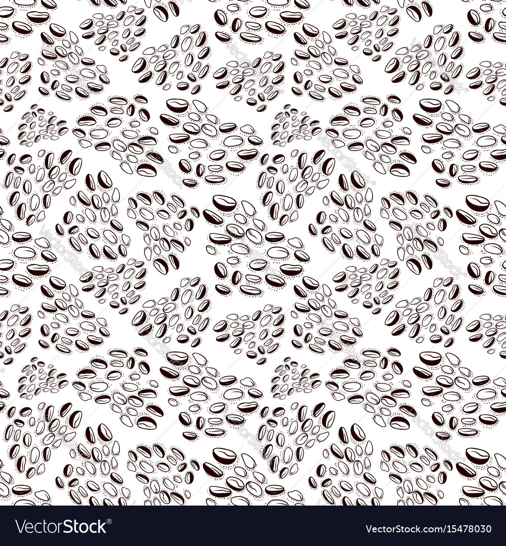 Sketch seamless background pattern Royalty Free Vector Image