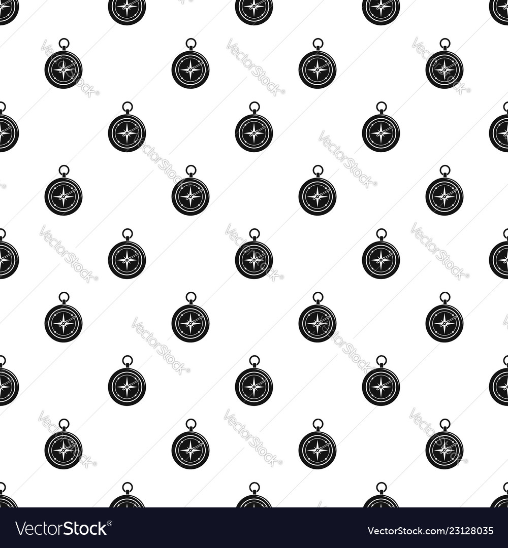 Compass pattern seamless Royalty Free Vector Image