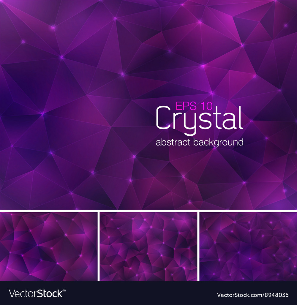 Crystal abstract background Royalty Free Vector Image