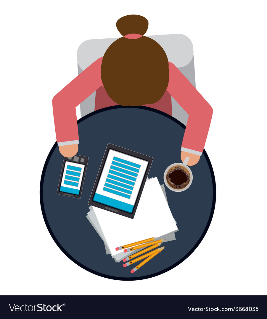 Work design Royalty Free Vector Image - VectorStock