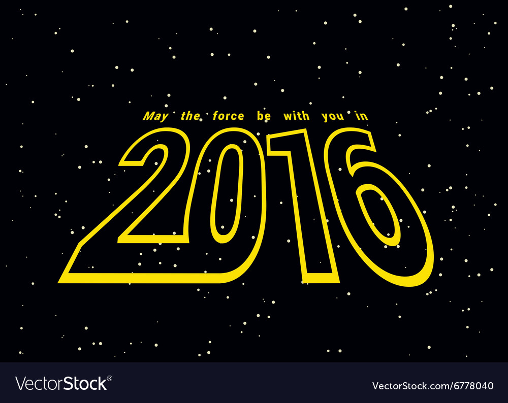 2016 Royalty Free Vector Image - VectorStock