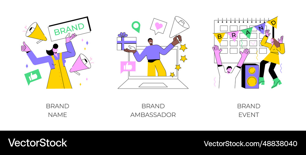 Business reputation building abstract concept Vector Image