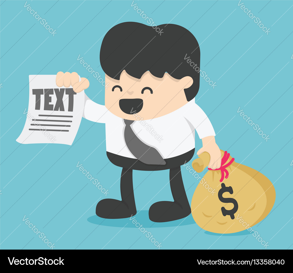 Concept Contract Royalty Free Vector Image Vectorstock