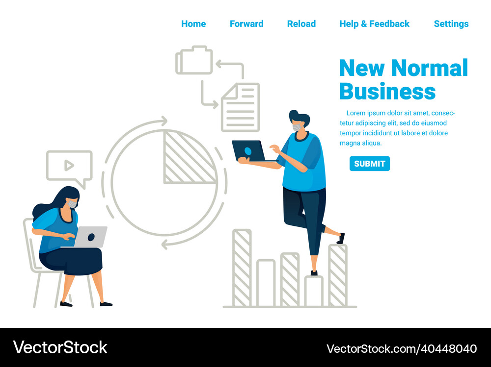Strategy and planning for growing business during Vector Image