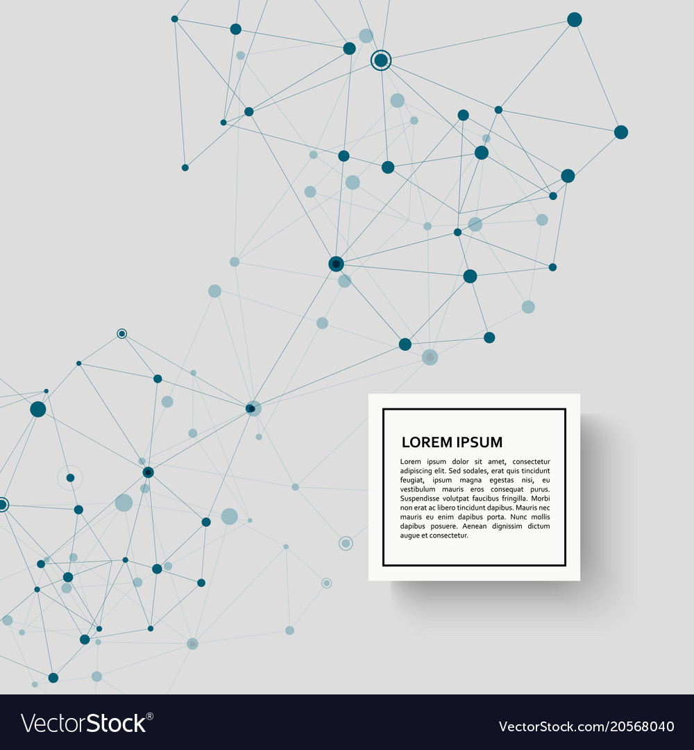 Technology Connection Background Royalty Free Vector Image