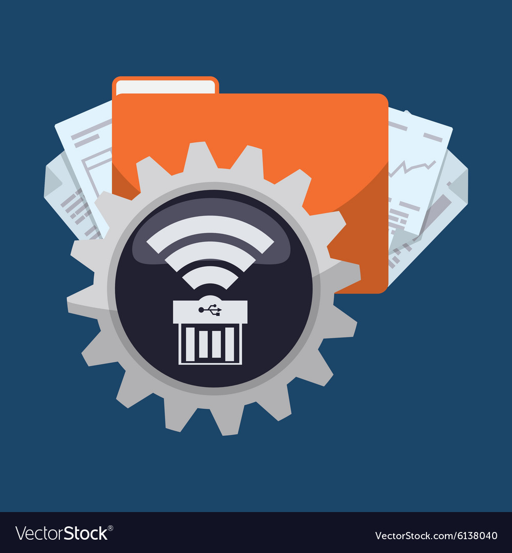 Usb design Royalty Free Vector Image - VectorStock