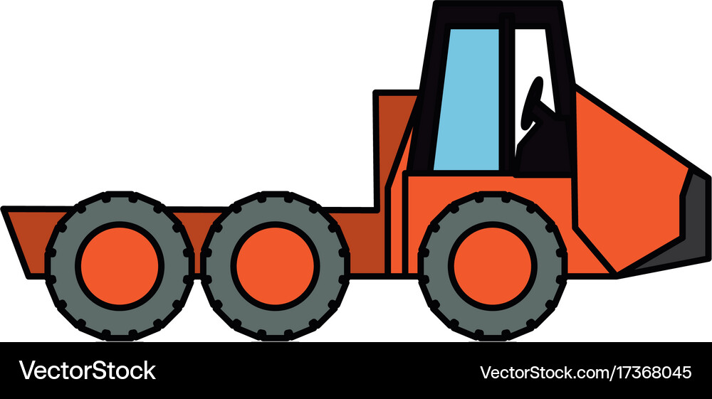 Truck rocker Royalty Free Vector Image - VectorStock