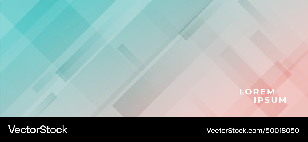 Abstract geometric shapes modern banner design Vector Image
