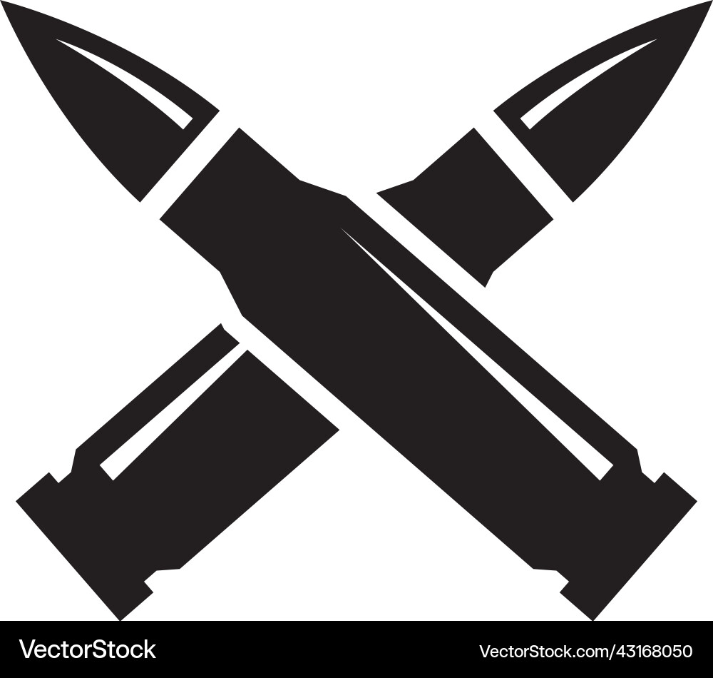 Bullet hunting template Royalty Free Vector Image