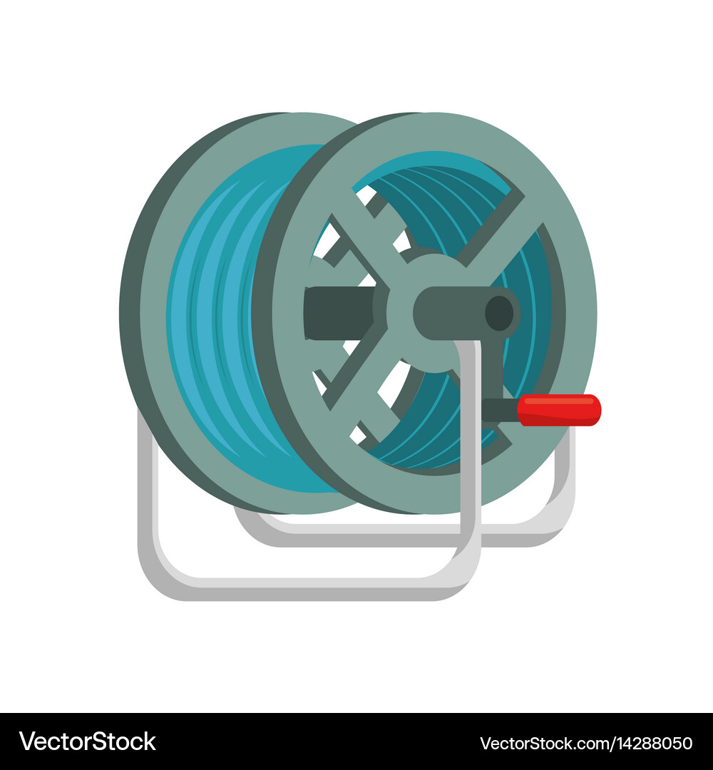 Gardening hose isolated icon Royalty Free Vector Image