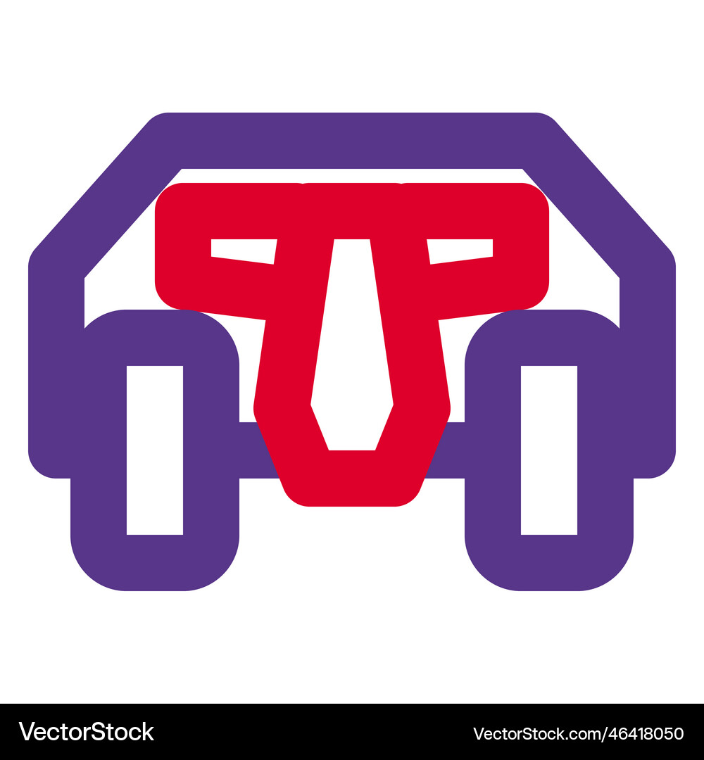 Off-road car equipped with large wheels Royalty Free Vector